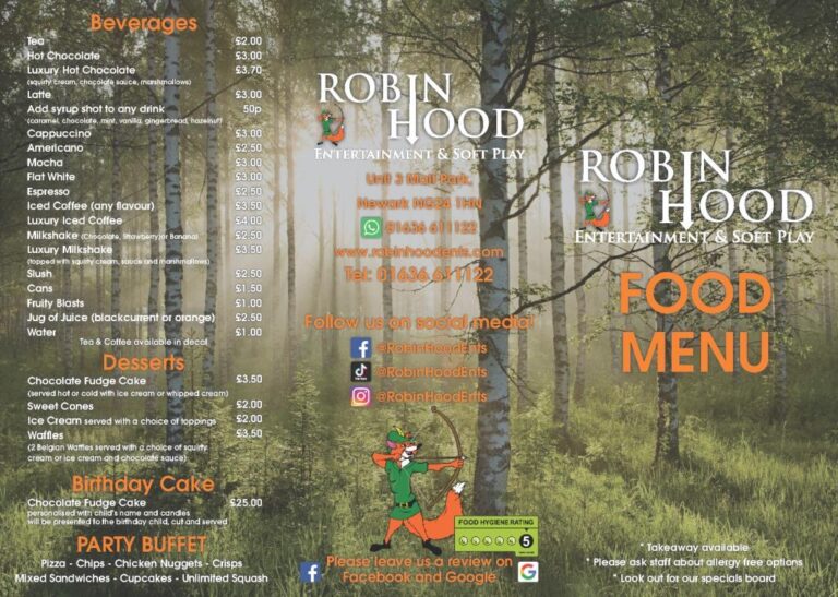 Robin Hood Cafe - Robin Hood Entertainment